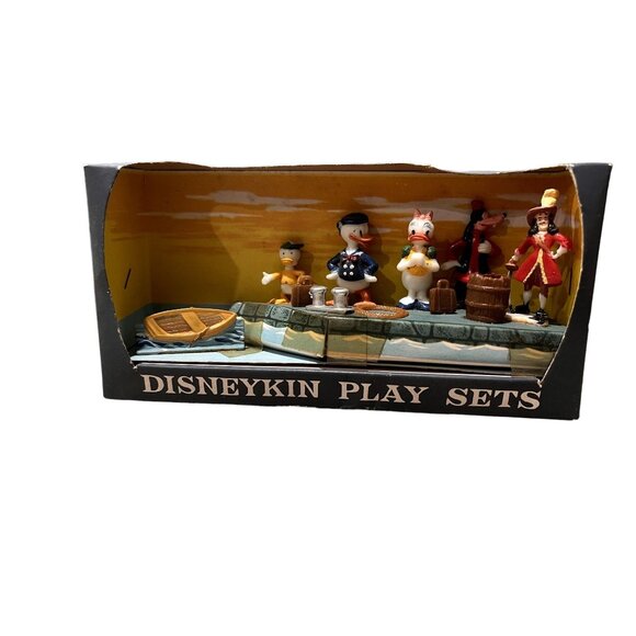 Marx Disneykins | Toys | Vintage 6s Marx Disneykins Play Sets Toys Boat ...